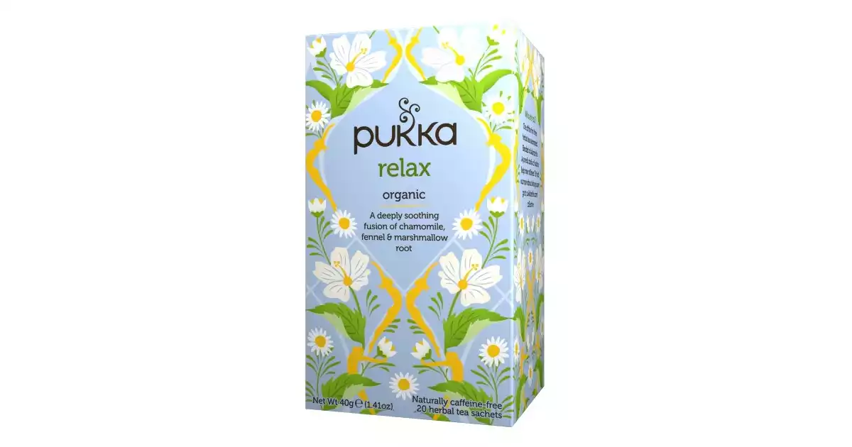 PUKKA, Herbata Relax, 20 saszetek | Ekodrogeria