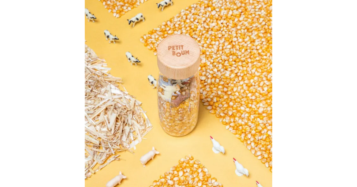 Petit Boum, Butelka sensoryczna obserwacyjna, Farma | Ekodrogeria