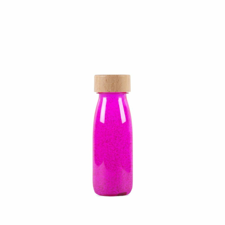 Petit Boum, Butelka sensoryczna FLOAT NEON różowa | Ekodrogeria