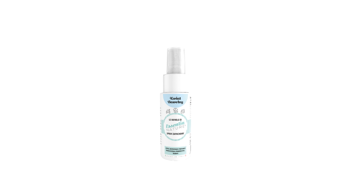 Essentia Nature, Odświeżacz do tkanin, Bawełna, 50 ml | Ekodrogeria