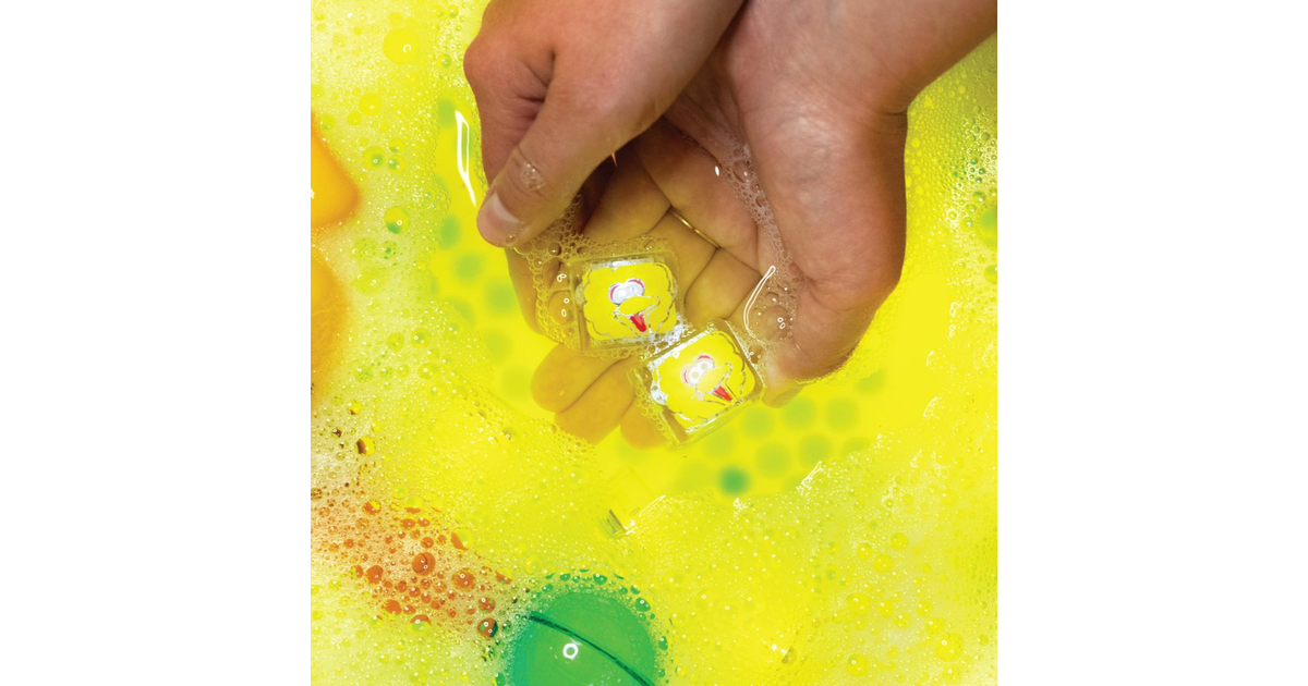 Glo Pals Kostki sensoryczne świecące do wody Wielki Ptak | Ekodrogeria